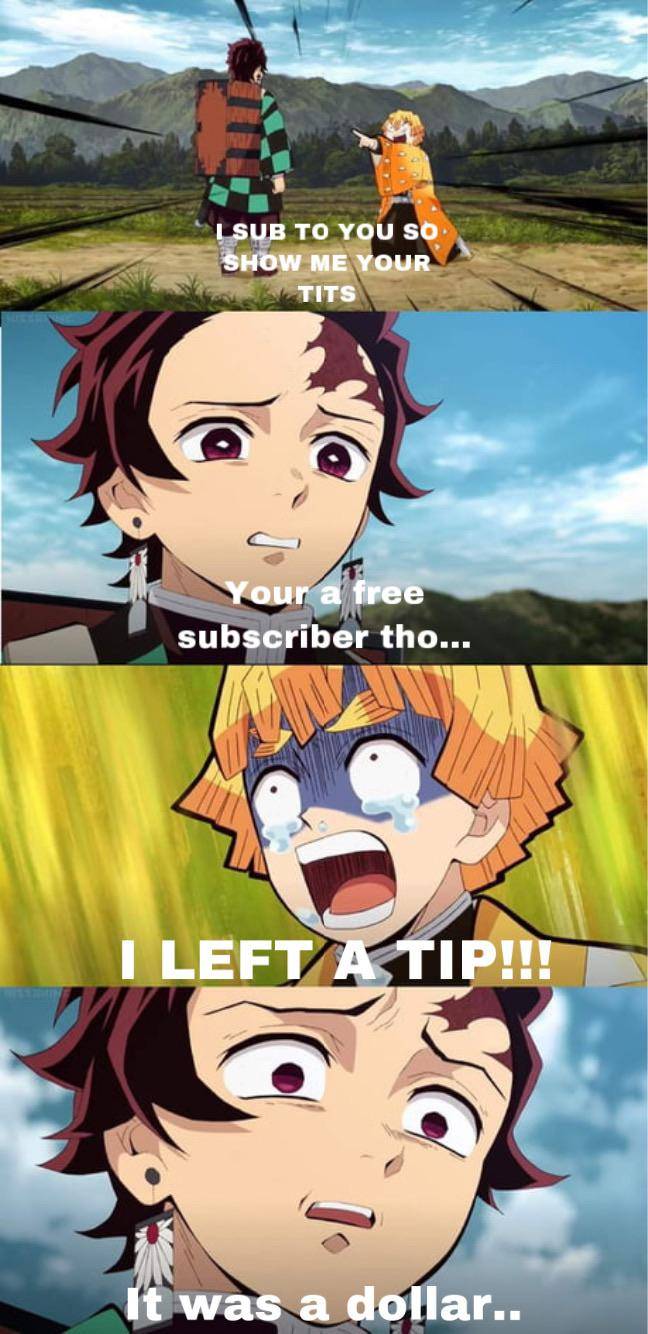 Made a meme about something that happened to me yesterday on my OnlyFans. Thought some of you ...