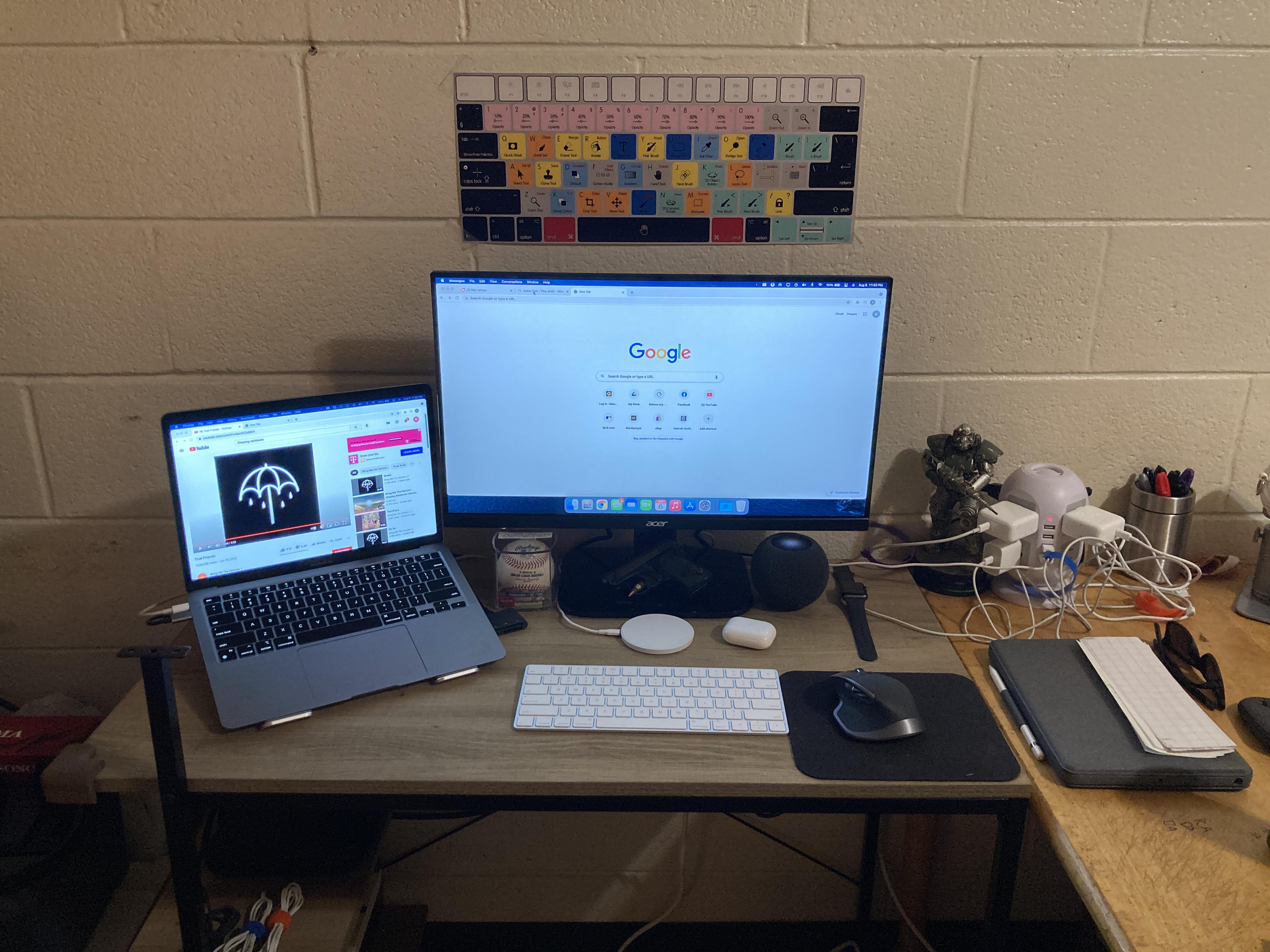 Made a pretty Major upgrade to my setup tonight. FINALLY got a real monitor | Scrolller