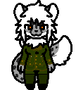 Made a snow leopard sprite edit, now she has a hungarian military coat. | Scrolller