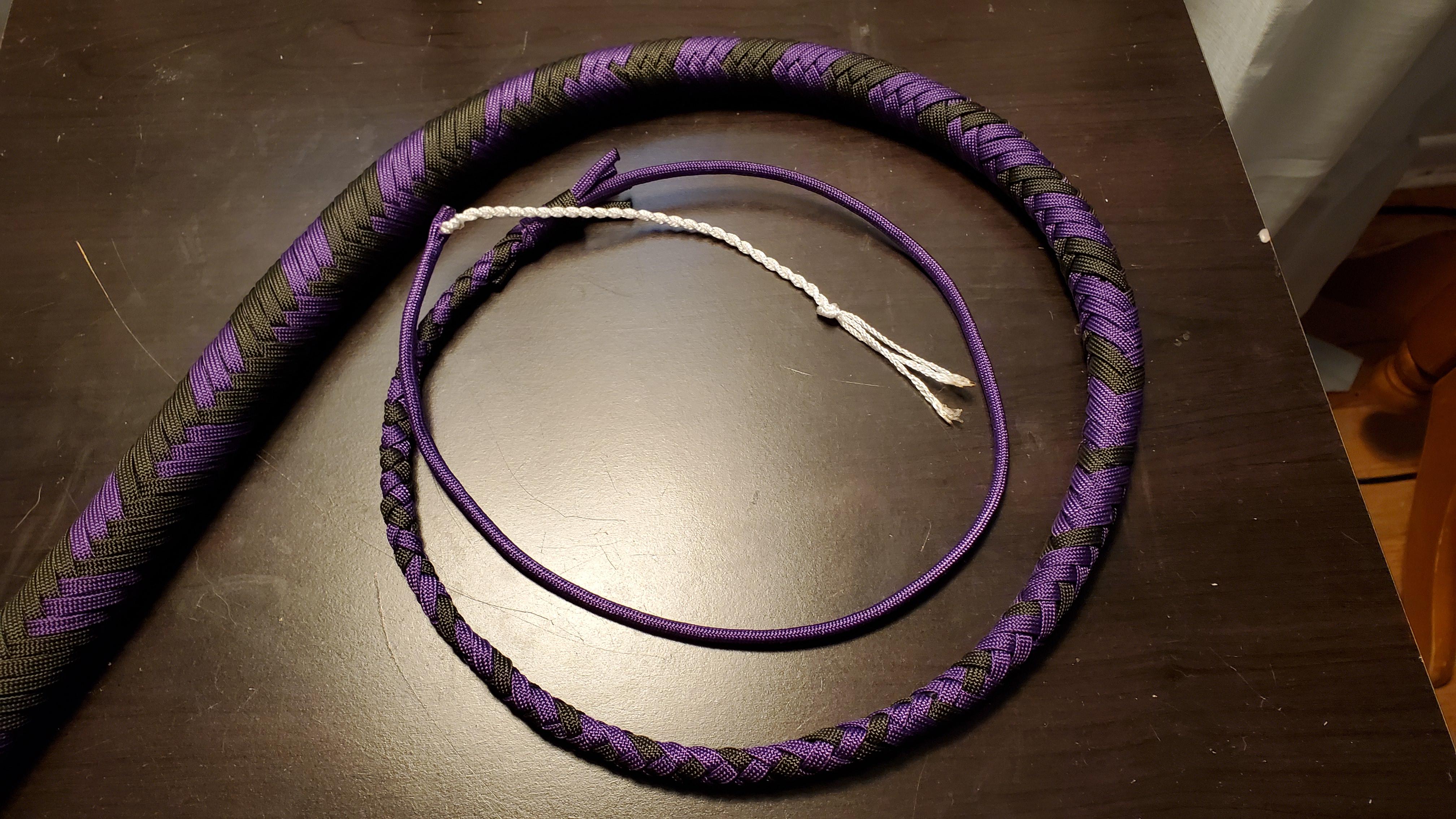 Made my first whip, 3ft snake. | Scrolller