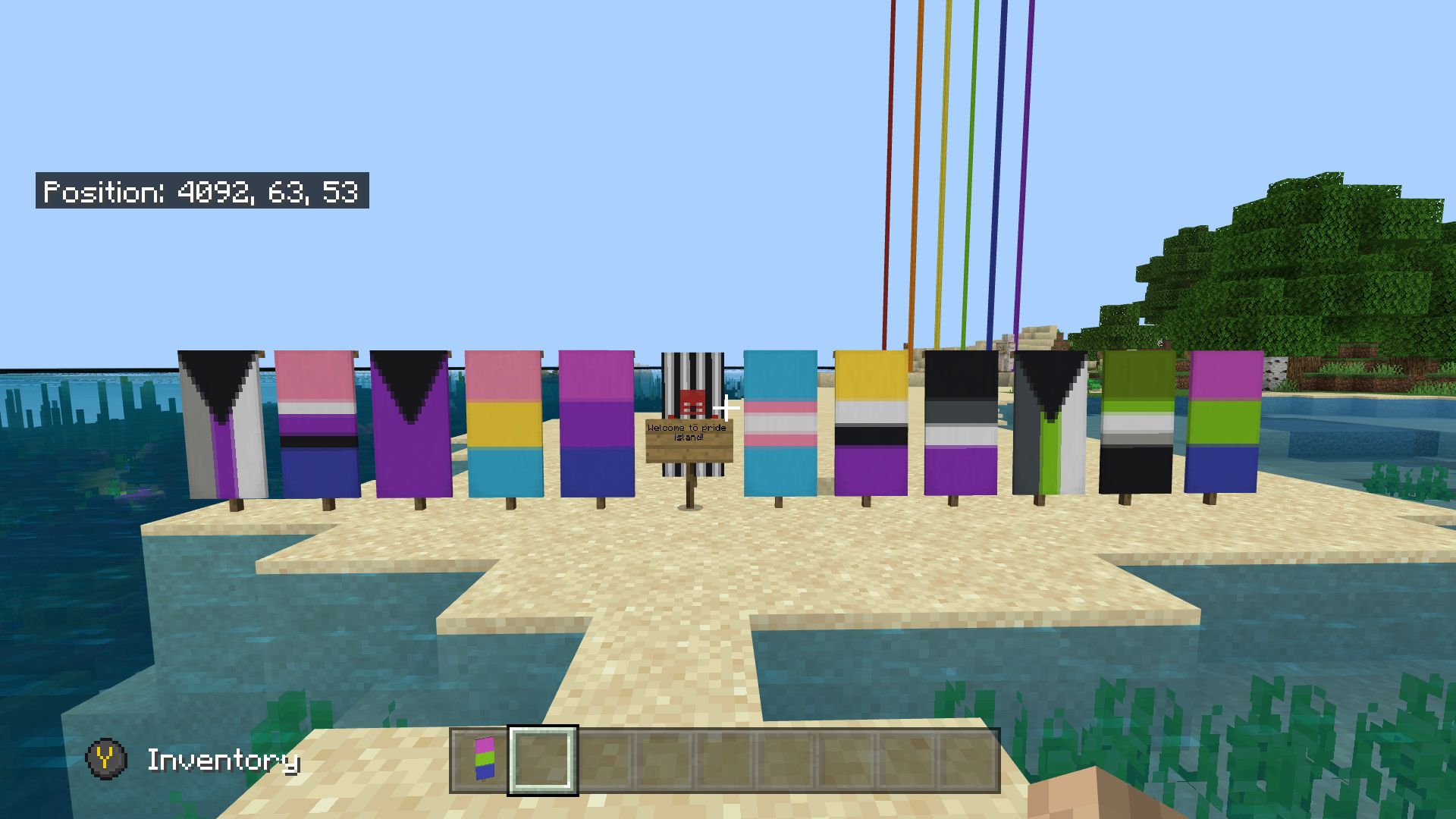 Made pride flags in minecraft :) | Scrolller