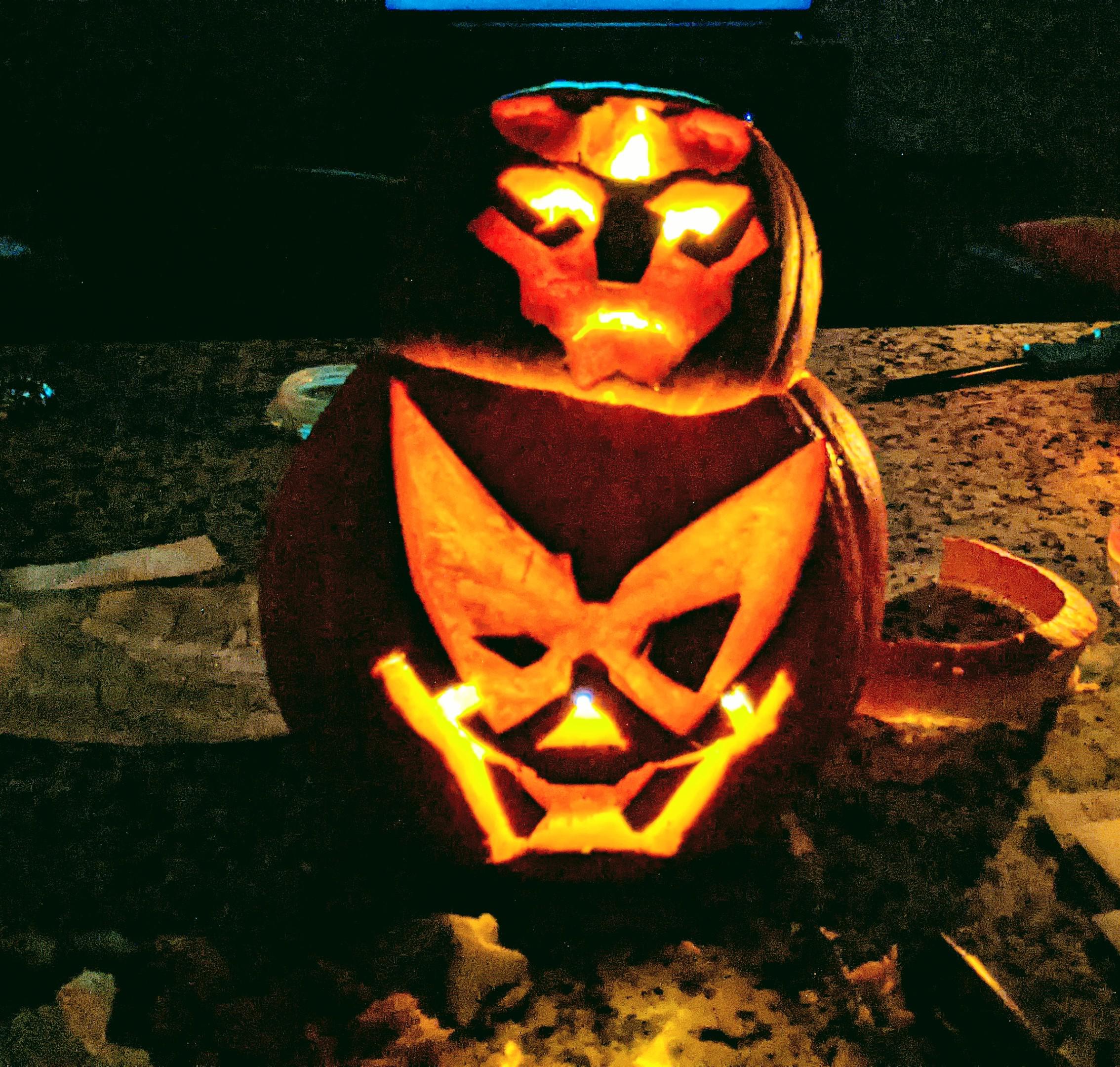 Made some combining jack-o'-lanterns | Scrolller