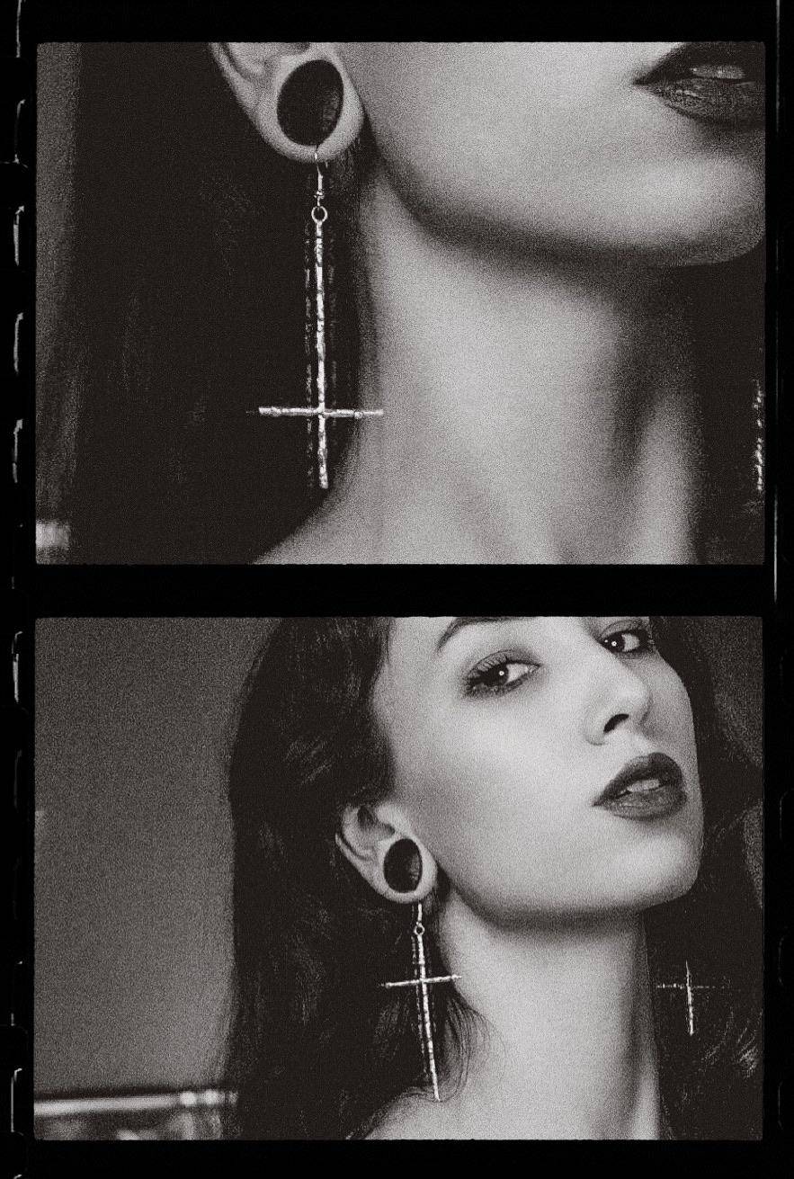 Made some new earrings :) big earrings with tunnels is my fav look. mine are 3/4” but with the ...