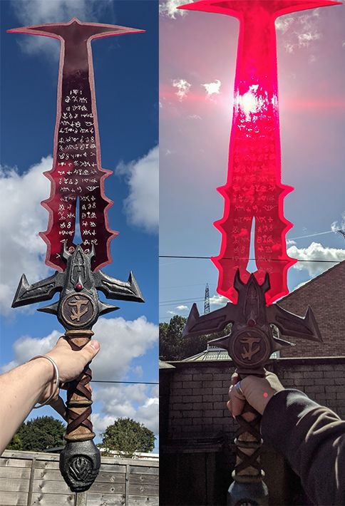 Made the Doom slayer Crucible Blade!! (details in comments) | Scrolller