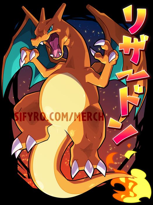 Made this Charizard T-shirt design uwu | Scrolller