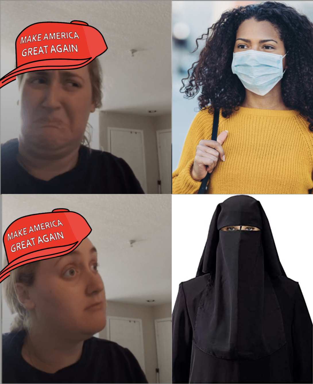 Maga on face coverings | Scrolller
