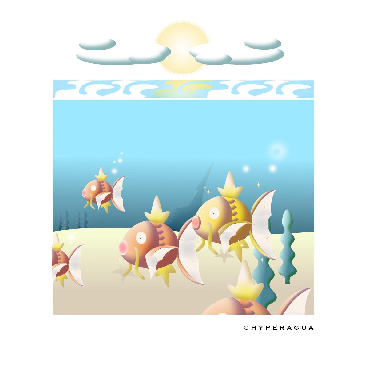 Magikarp Marine Troop (OC) (fan art) | Scrolller