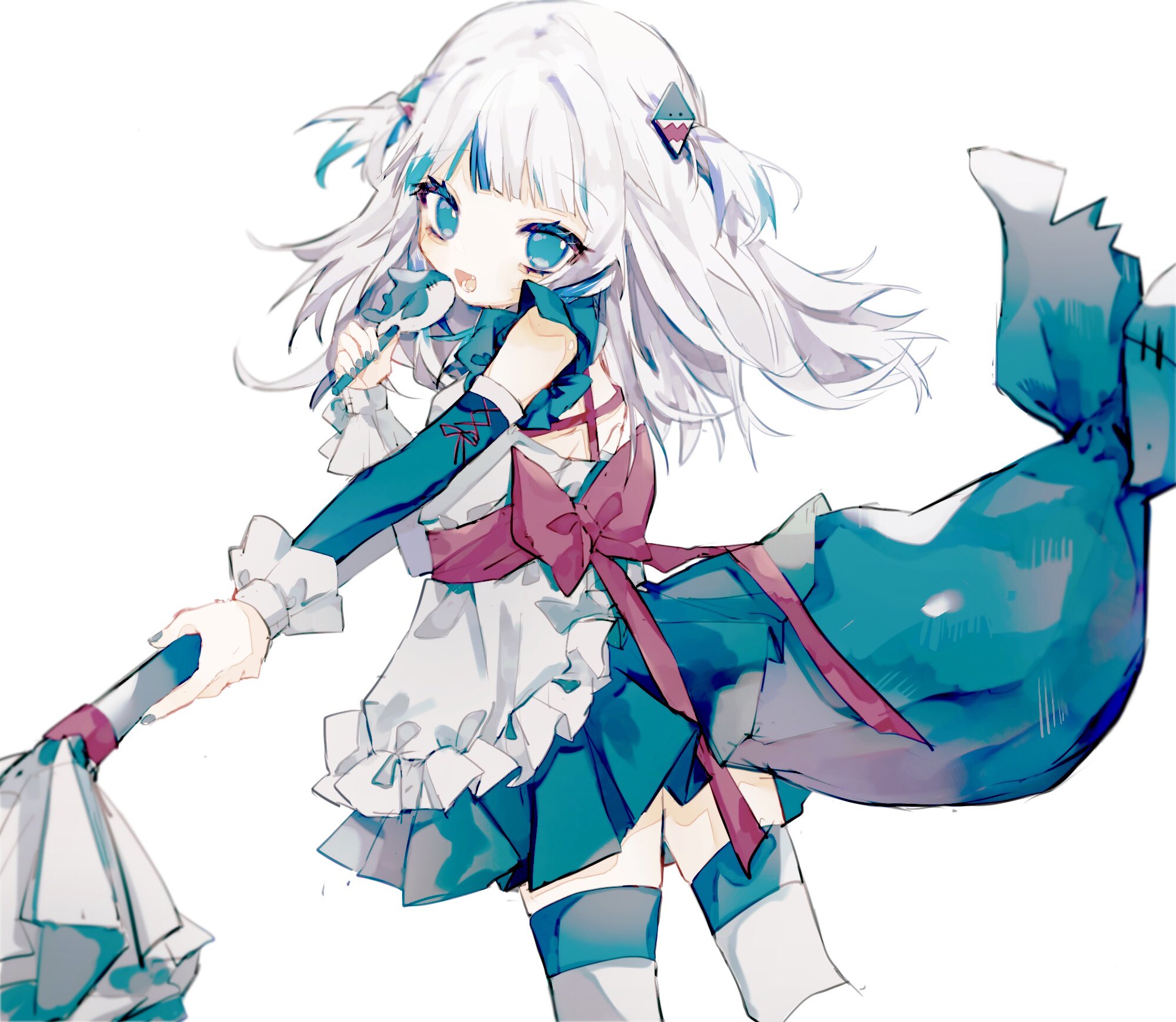 Maid Gura, by @mochi_kagome | Scrolller