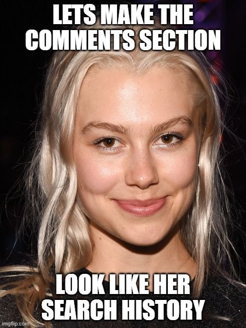 Make the comments section look like her search history | Scrolller