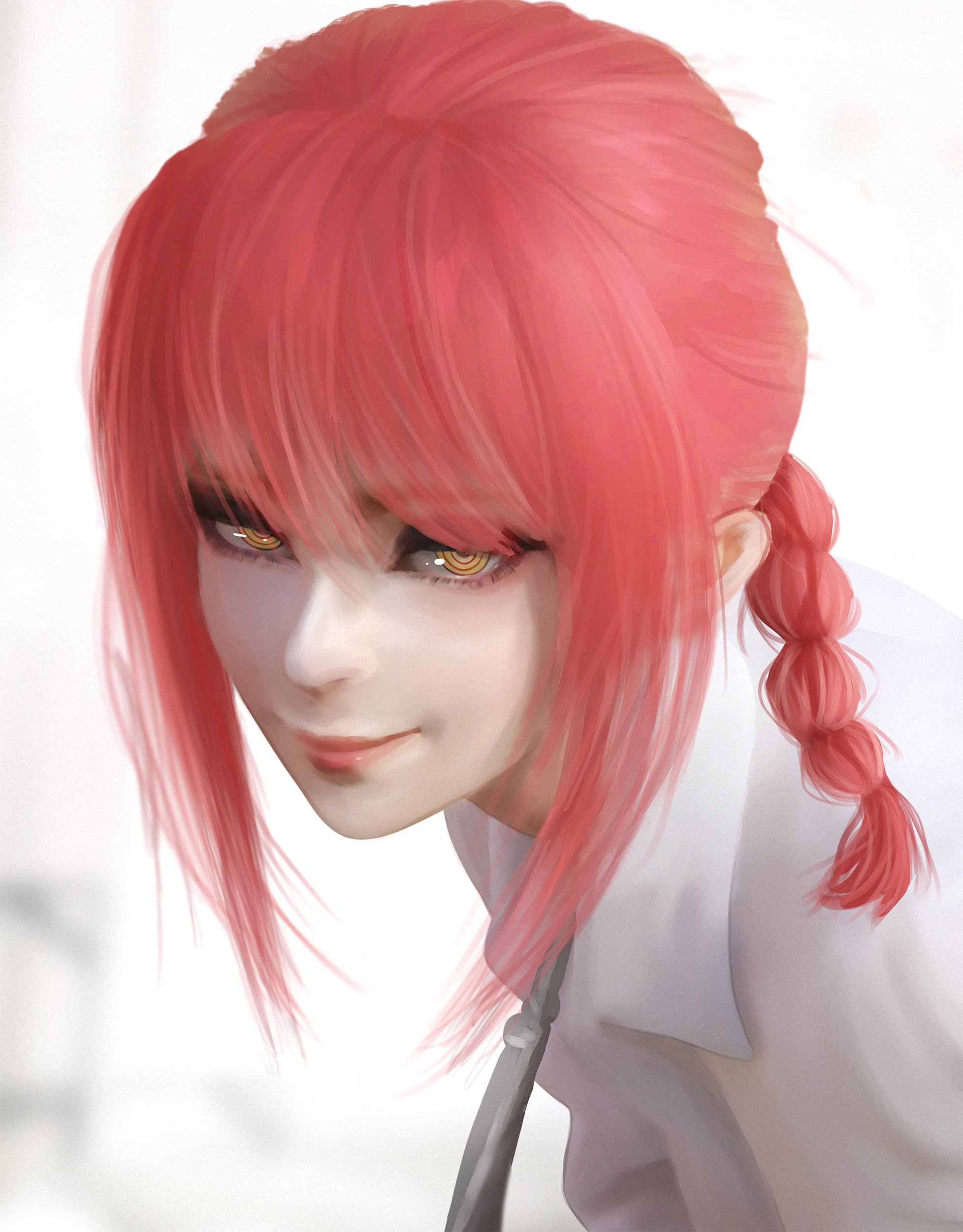 Makima portrait painting by yoracrab | Scrolller