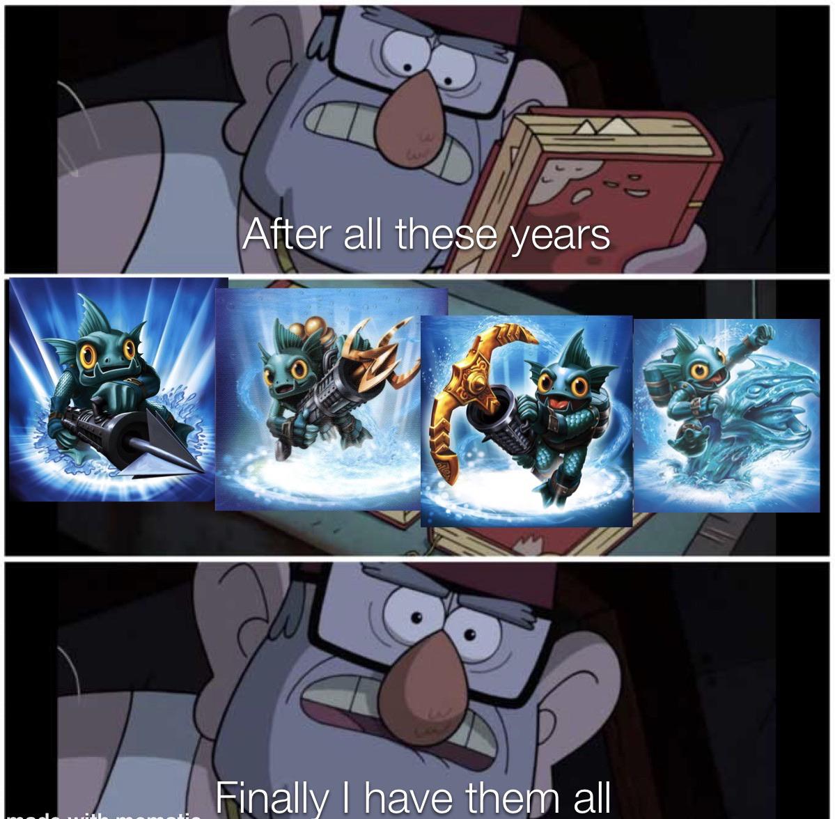 Making a meme for every Skylander day 12: Gill Grunt | Scrolller