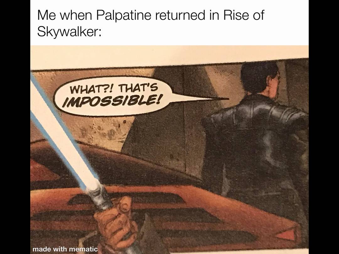 Making a meme of every line of the ROTS comic: post 436 | Scrolller