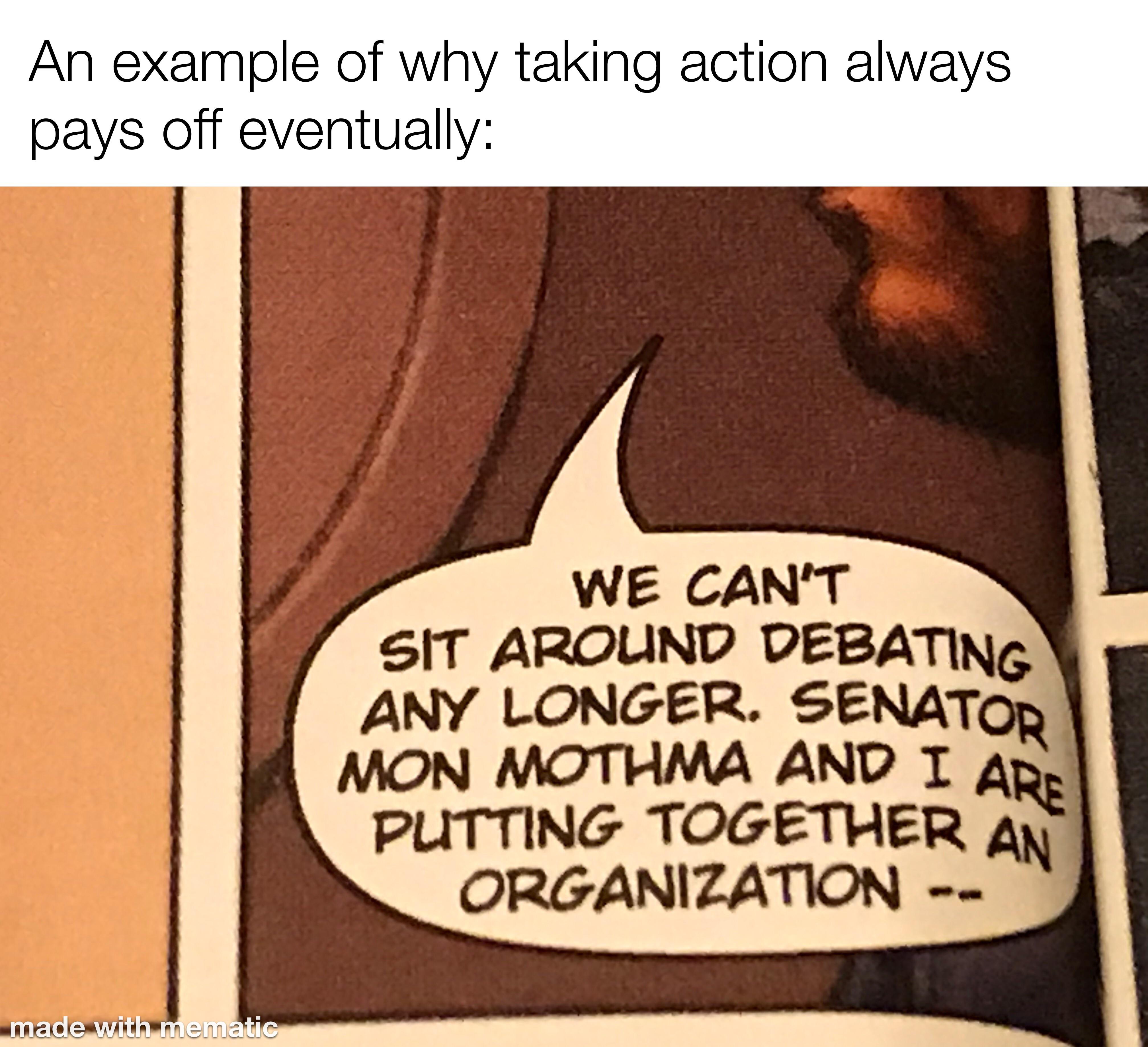 Making a meme of every line of the ROTS comic: post 220 | Scrolller