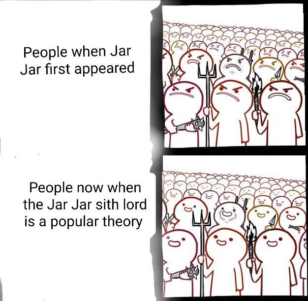 Making a meme of every Star Wars character ( Prequel edition) day 7: Jar Jar | Scrolller