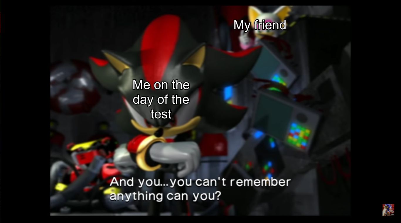Making a meme out of one line from Sonic Heroes each day until I outlast both guys: Day Ninety ...
