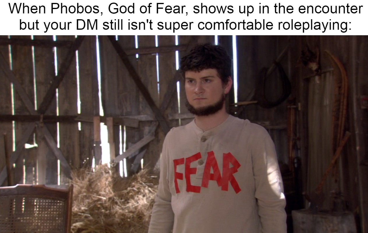 Making dumb DnD memes from episodes of The Office - s3e5 - Initiation | Scrolller