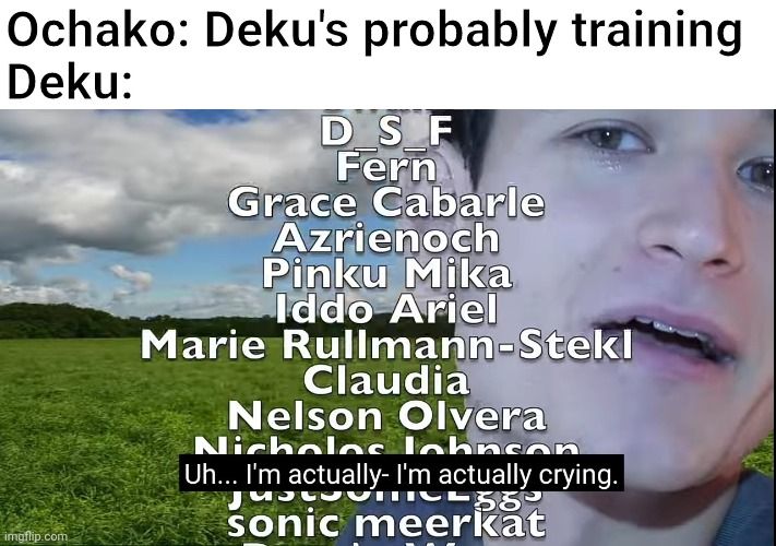 Making MHA memes with Jreg until season 4 is on Netflix (Day 131) | Scrolller