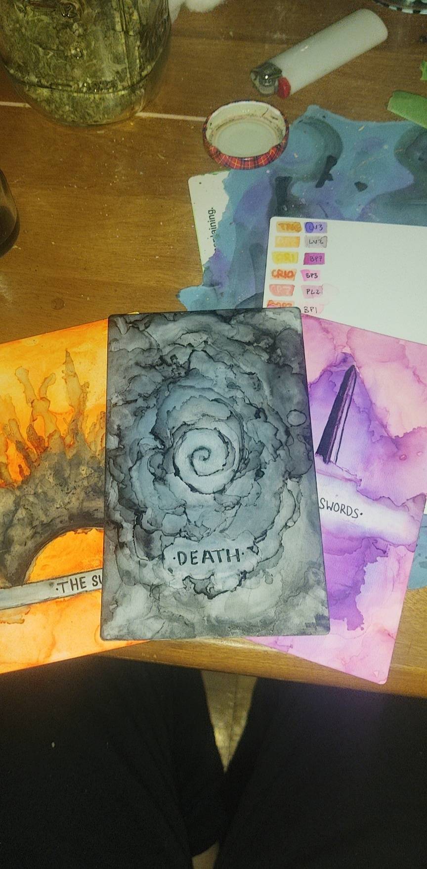 Making my own tarot deck, not exactly traditional but I'm excited :) | Scrolller