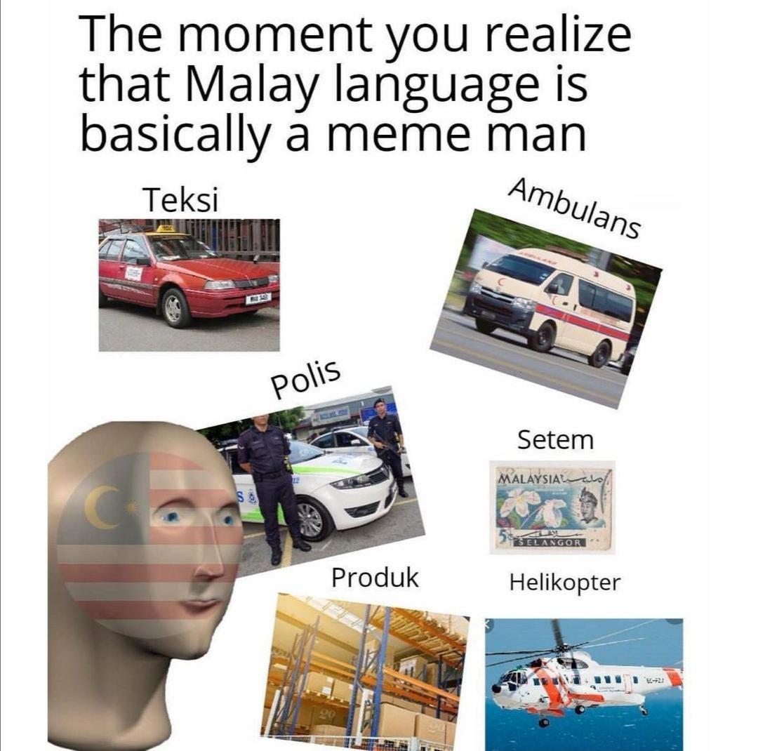 Malay Language is Meme Man Language! | Scrolller