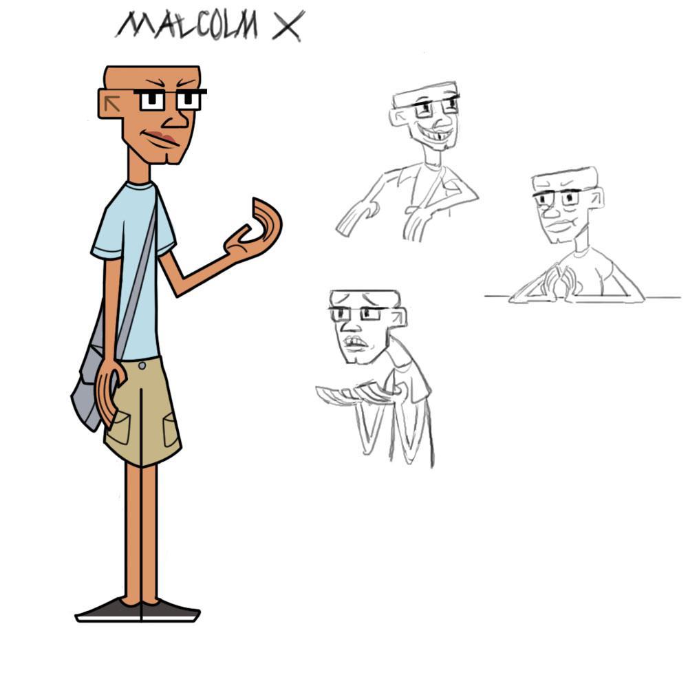 Malcolm X goes to Clone High | Scrolller