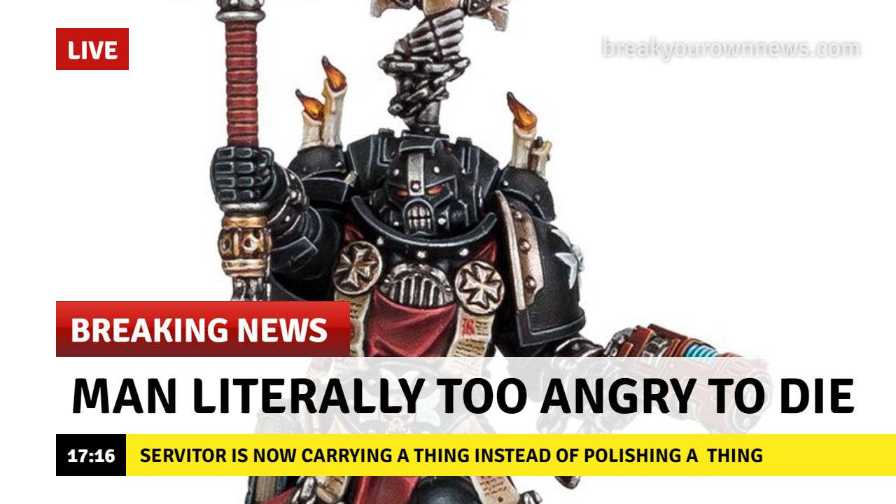 Man literally too angry to die | Scrolller