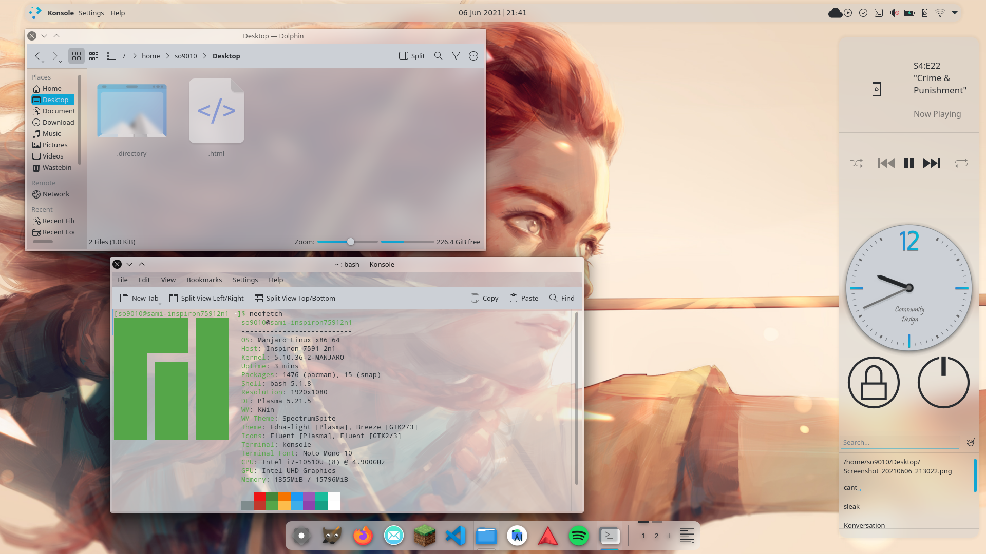 Manjaro kde plasma set up | Scrolller