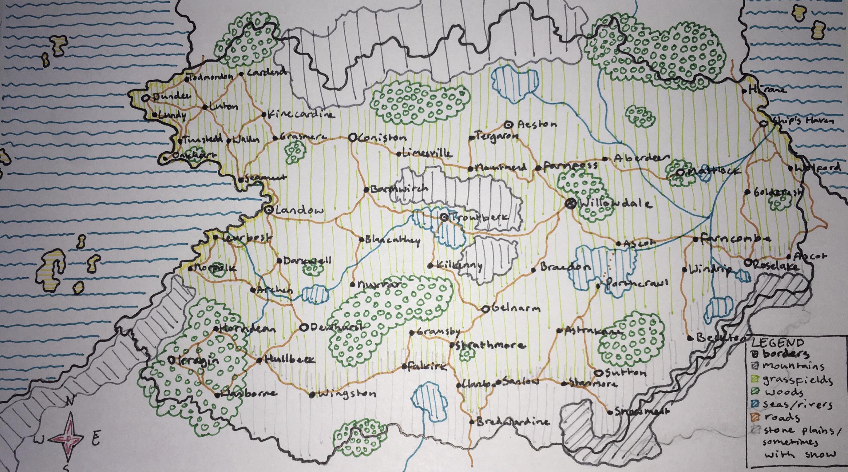 Map of a country for my DND campaign! | Scrolller