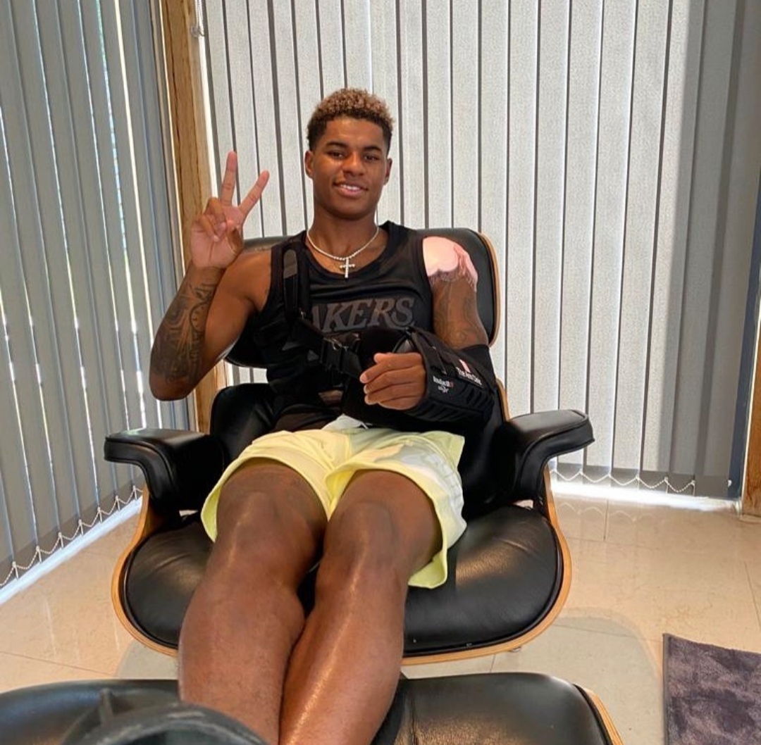 Marcus Rashford Has Completed His Shoulder Surgery ! Speedy Recovery Marcus 💪 | Scrolller