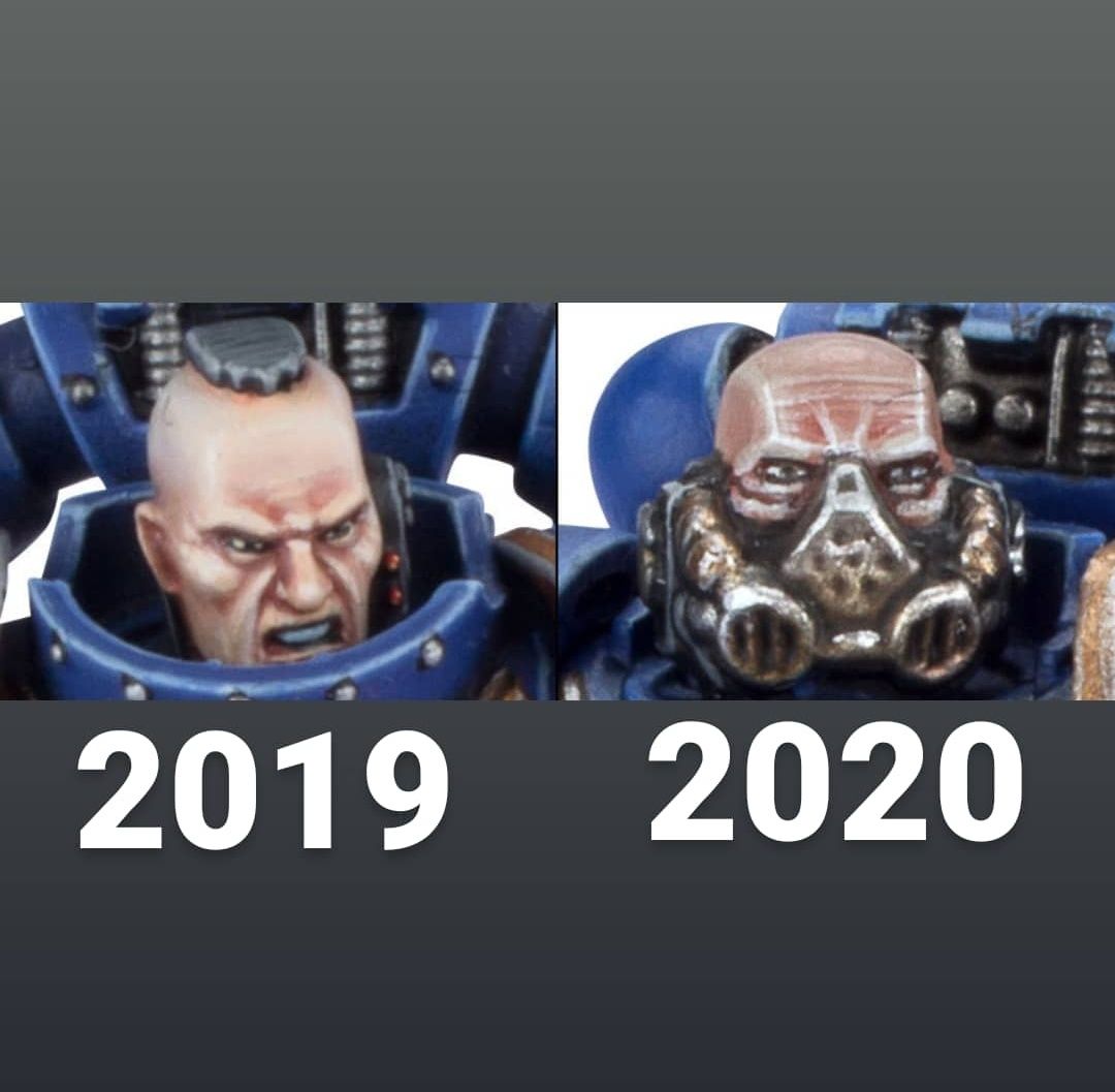 Marines showing the difference between 2019 and 2020. | Scrolller