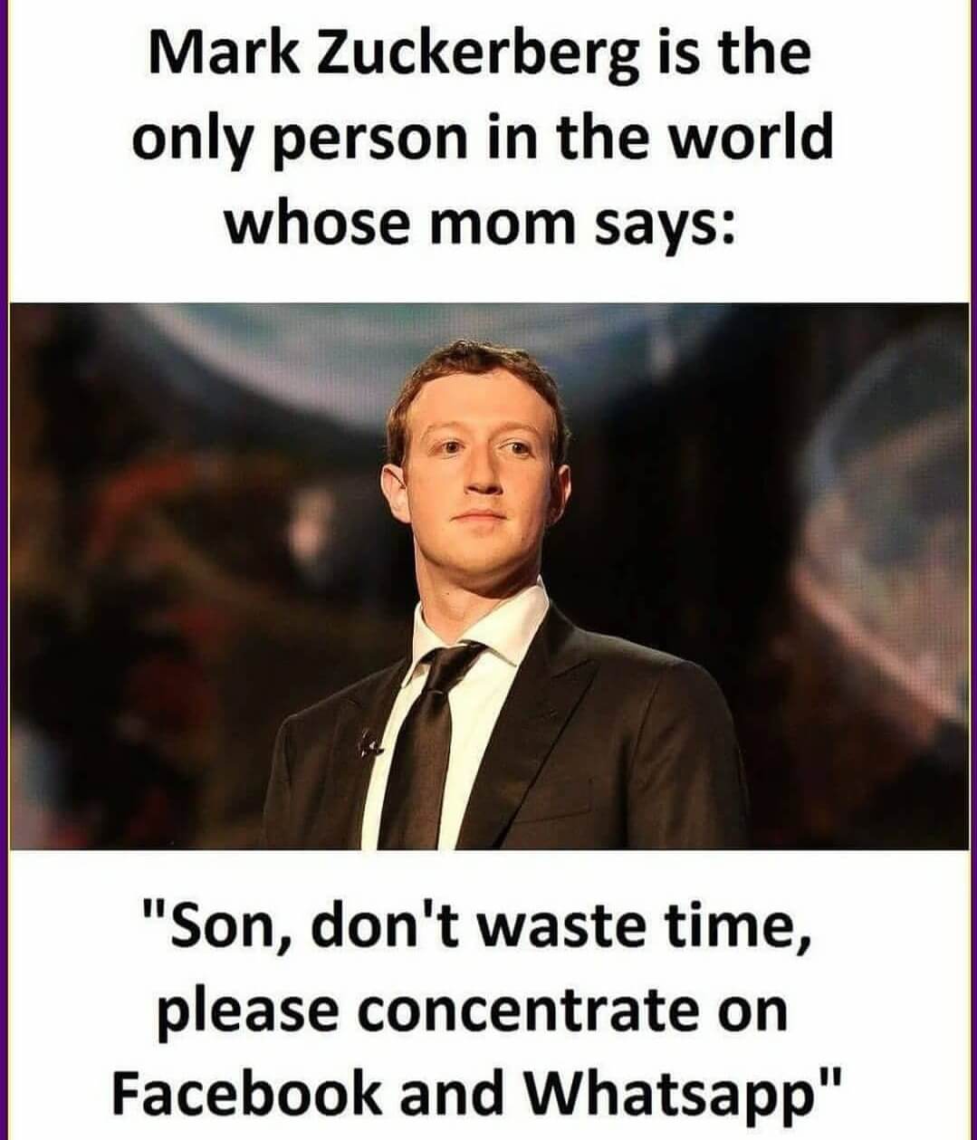 Mark Zuckerberg's and my Mom... | Scrolller