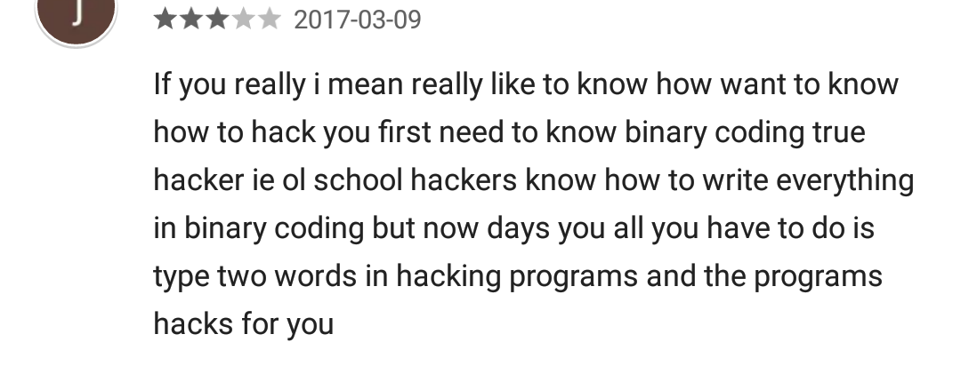 Master Hacker can hack by typing two words. | Scrolller