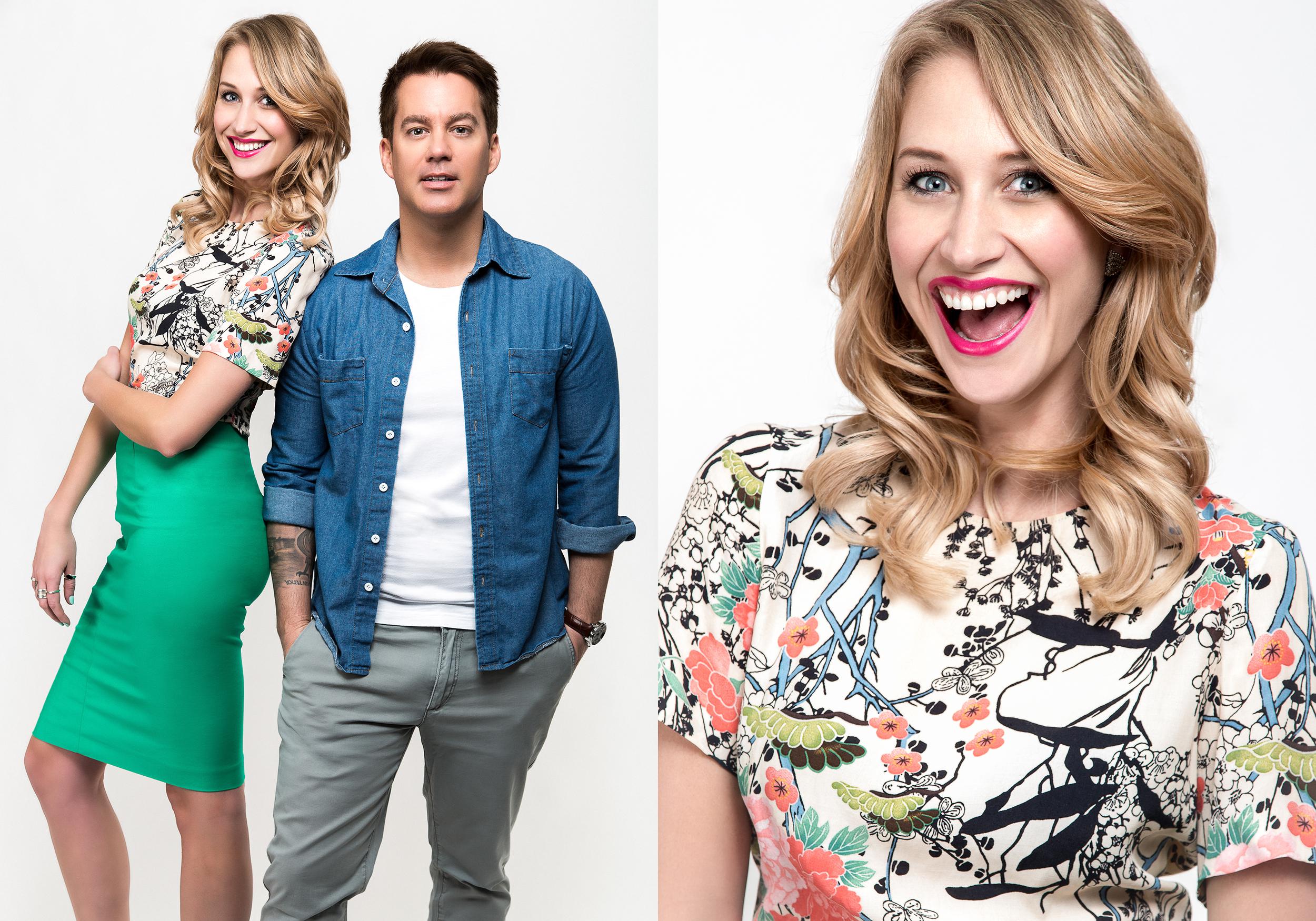 Maude Garrett & Dave Styles - The Hot Hits photoshoot [2014] | Scrolller