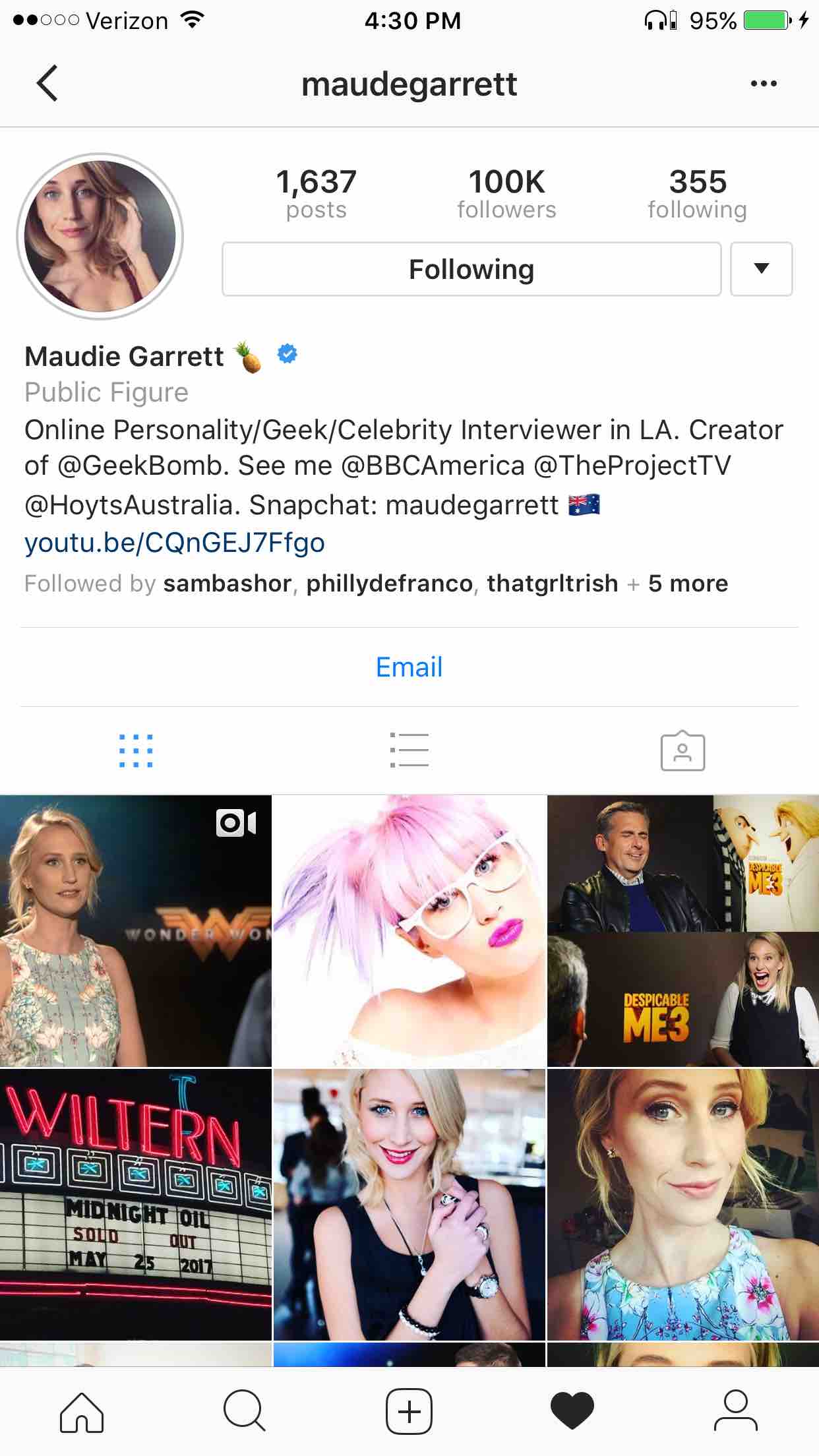 Maude just hit 100k Instagram Followers | Scrolller