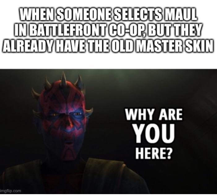 Maul Skin Hunt Problems | Scrolller