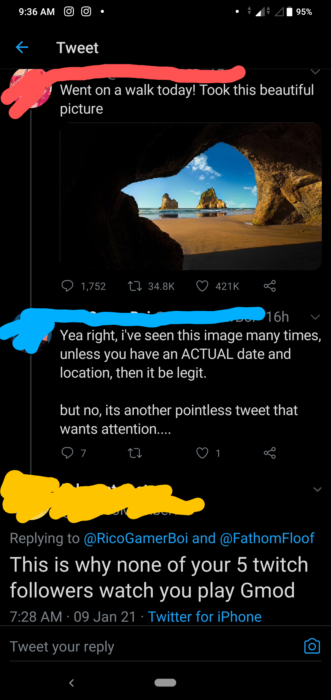 Maybe he should try streaming Roblox instead | Scrolller