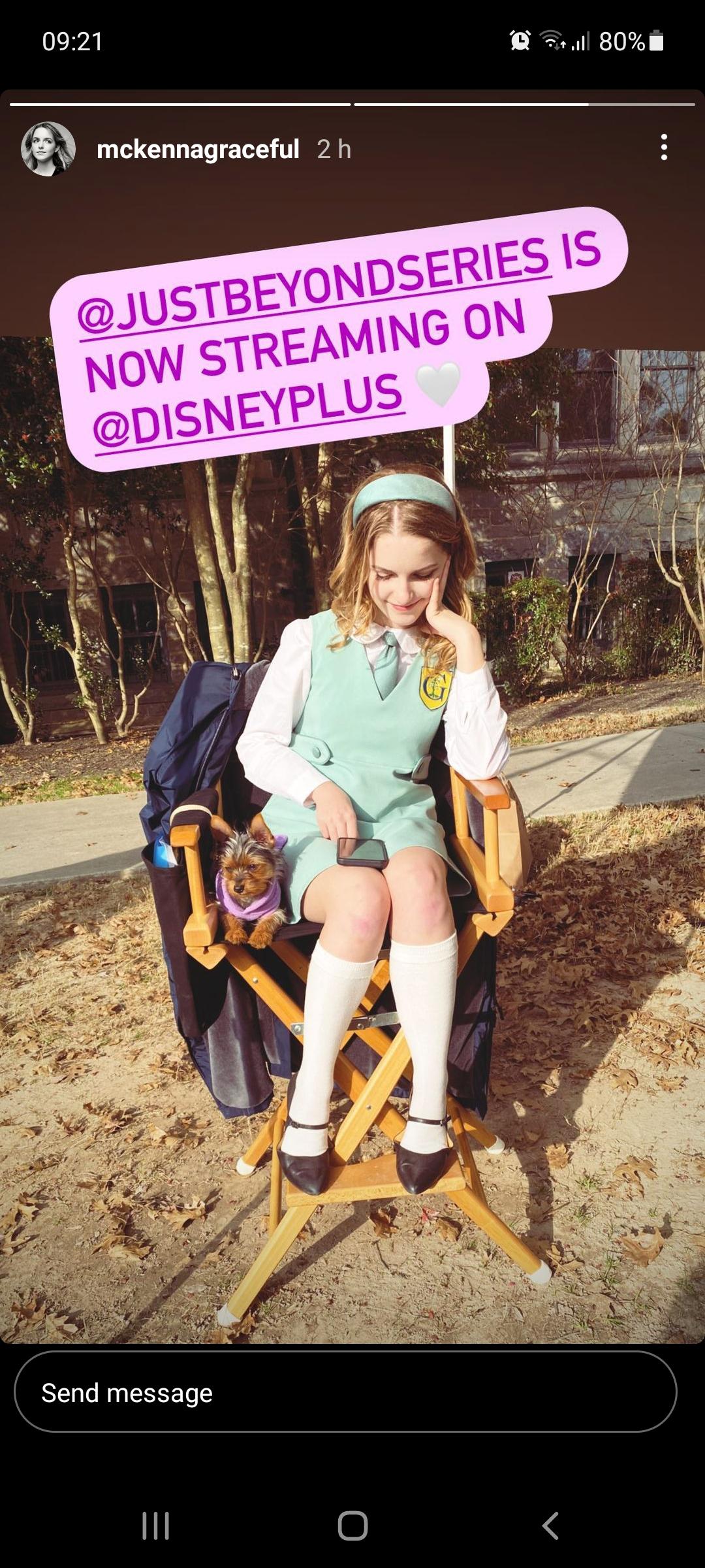 McKenna Grace on Just beyond series set | Scrolller