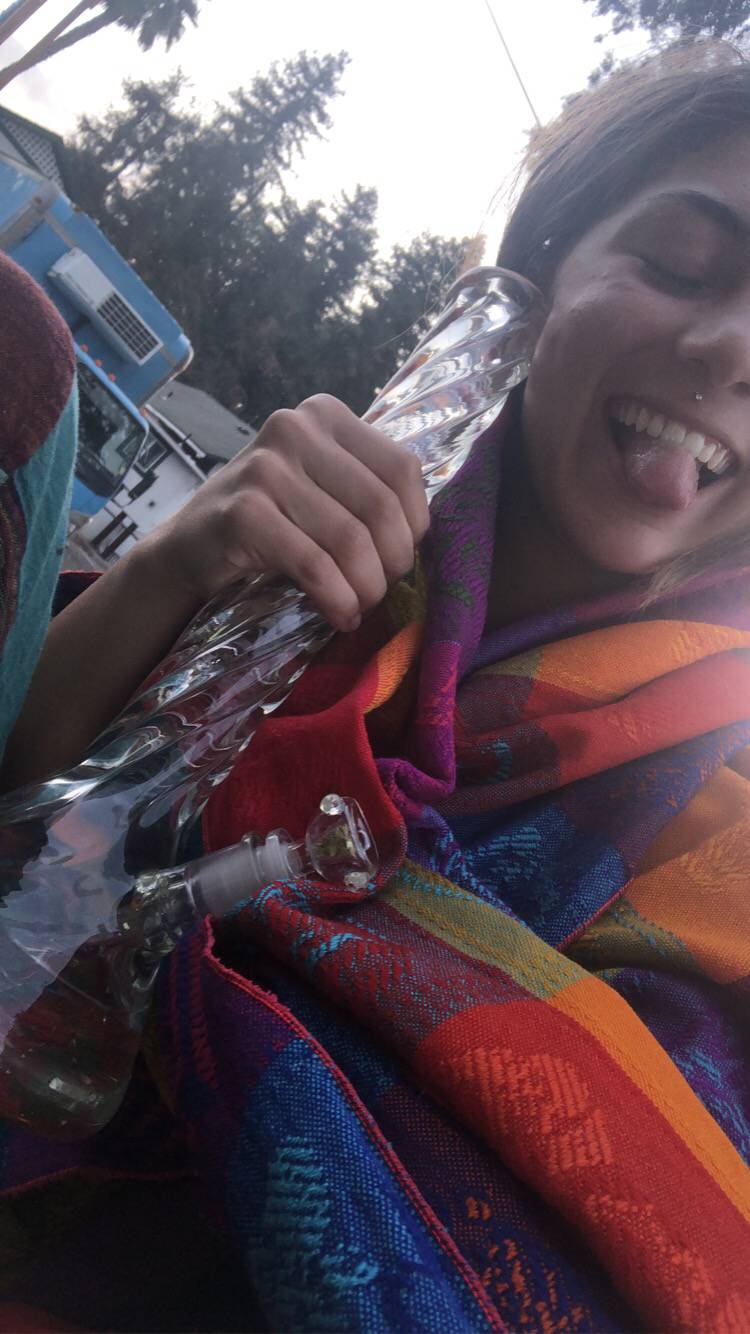 Me and my favorite blanket with my newly acquired baby | Scrolller