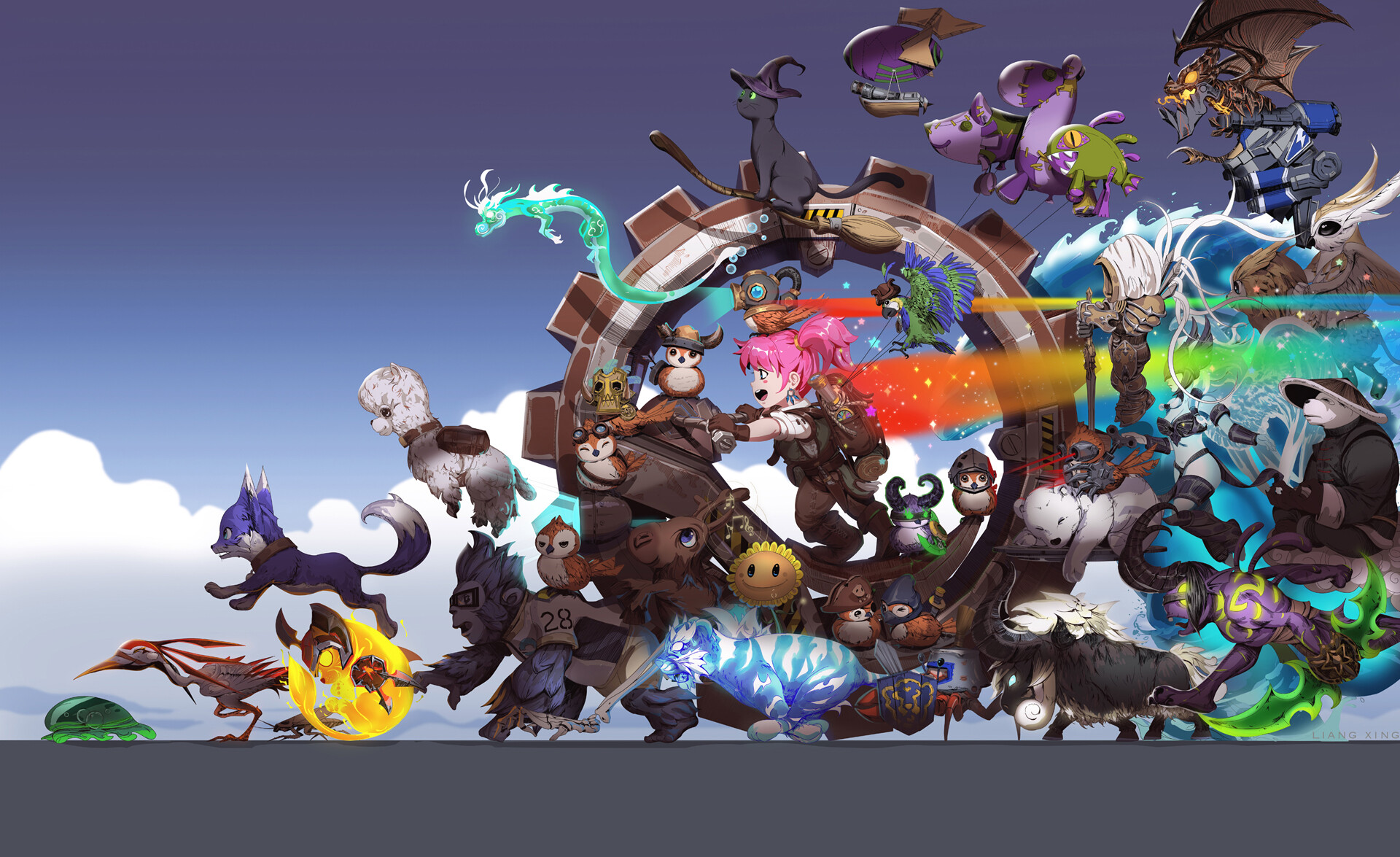 Me and My Pets by Liang Xing | Scrolller