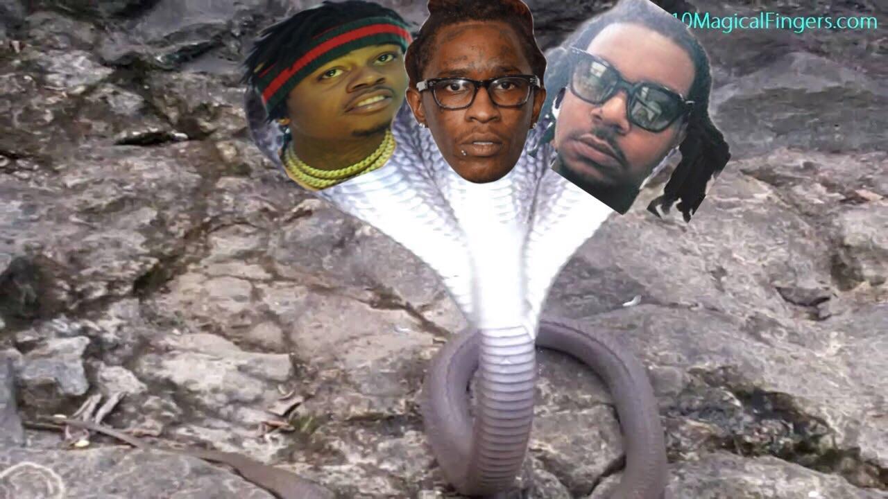 Me, Gunna and Wheezy that’s a three-headed snake | Scrolller