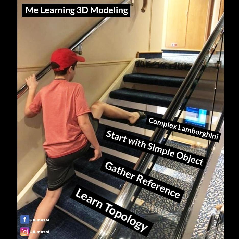 Me Learning 3d Modeling... | Scrolller