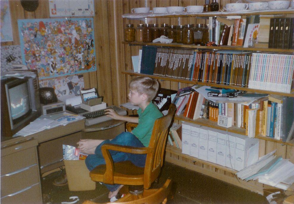 Me playing Ultima III back in 1986. | Scrolller