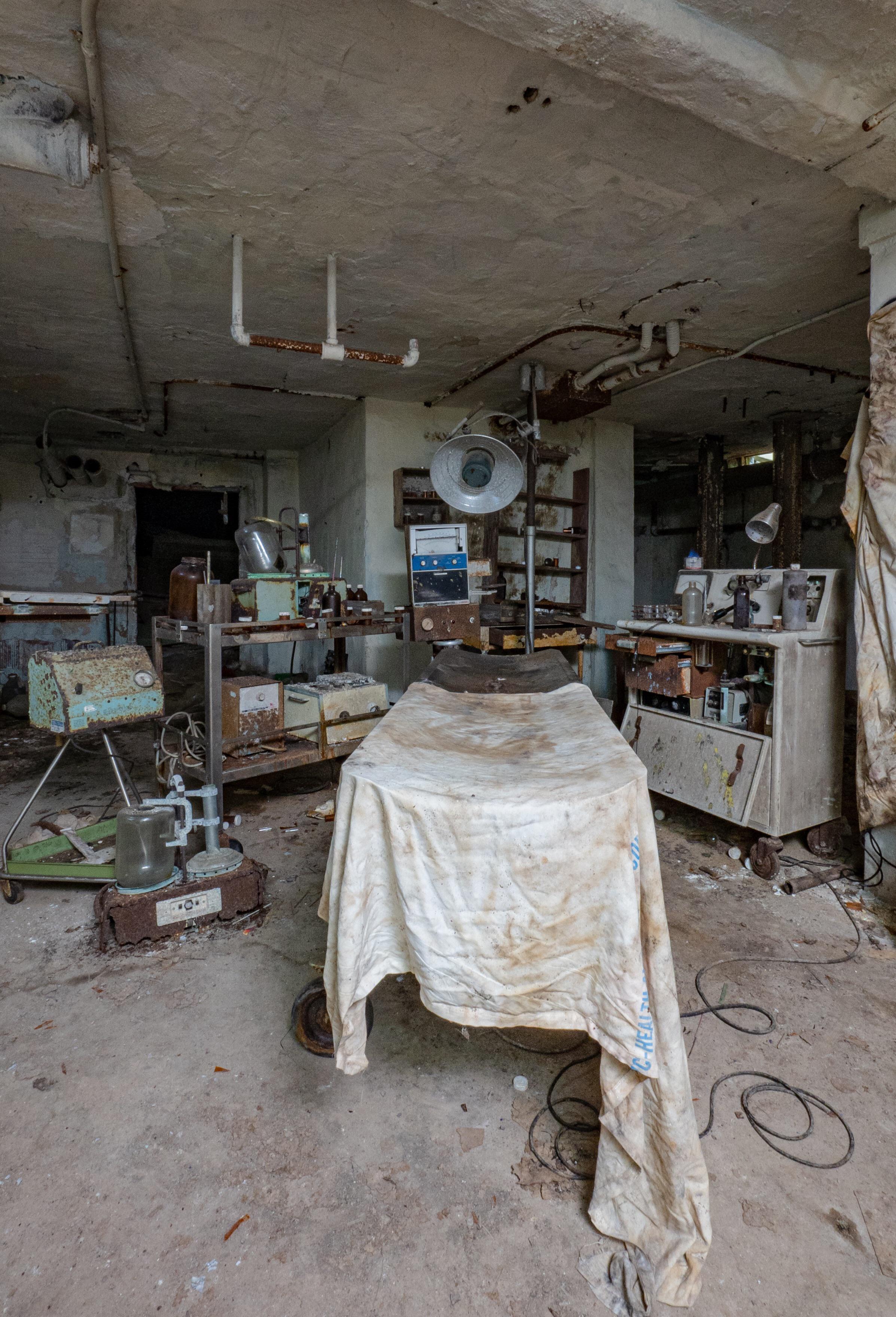 Medical room in the basement of an abandoned hospital | Scrolller