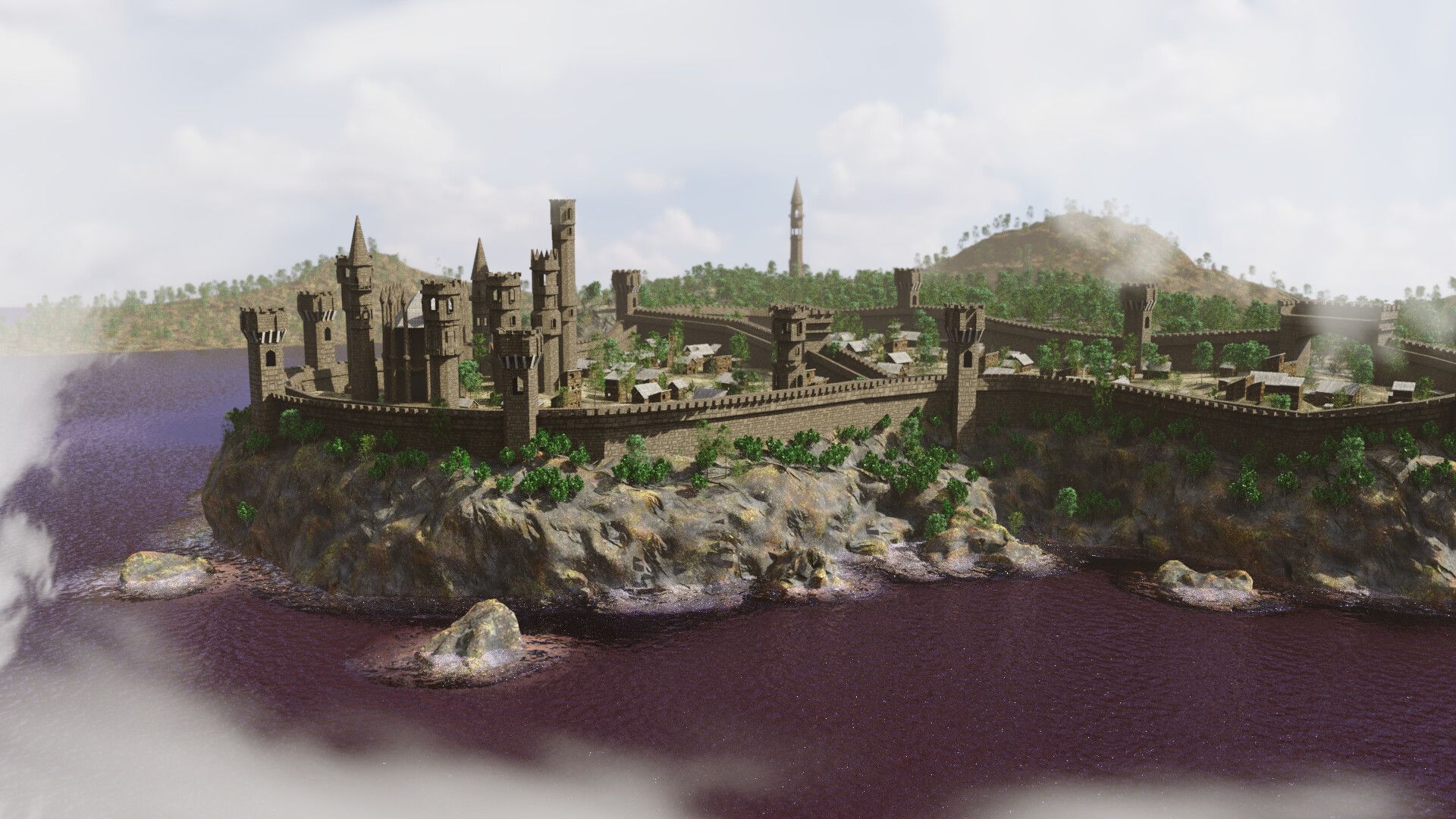 Medieval Castle by Yurii Korol | Scrolller