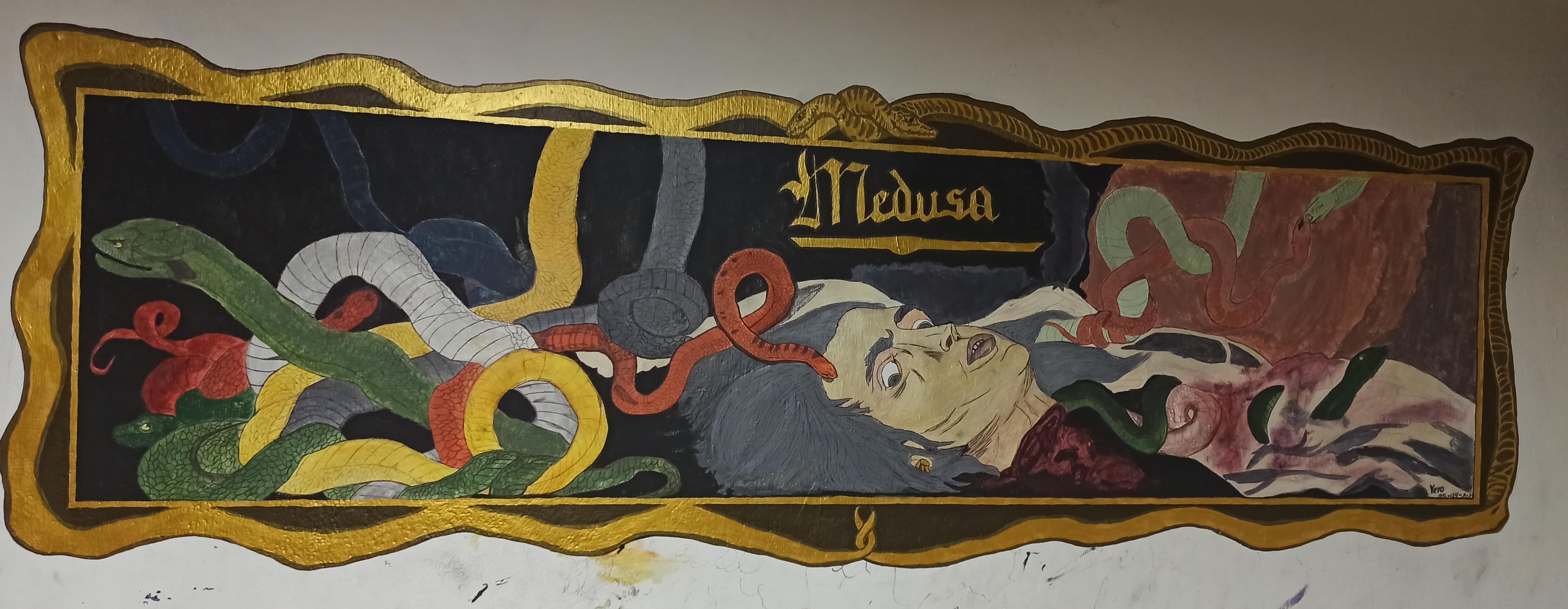 Medusa, after being beheaded by Perseus. (inspired work) | Scrolller