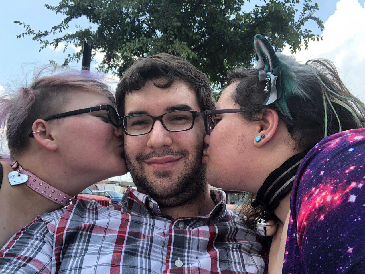 Our special little triad is official 💕 little pup, Daddy and I after our first date 😻😸 | Scrolller