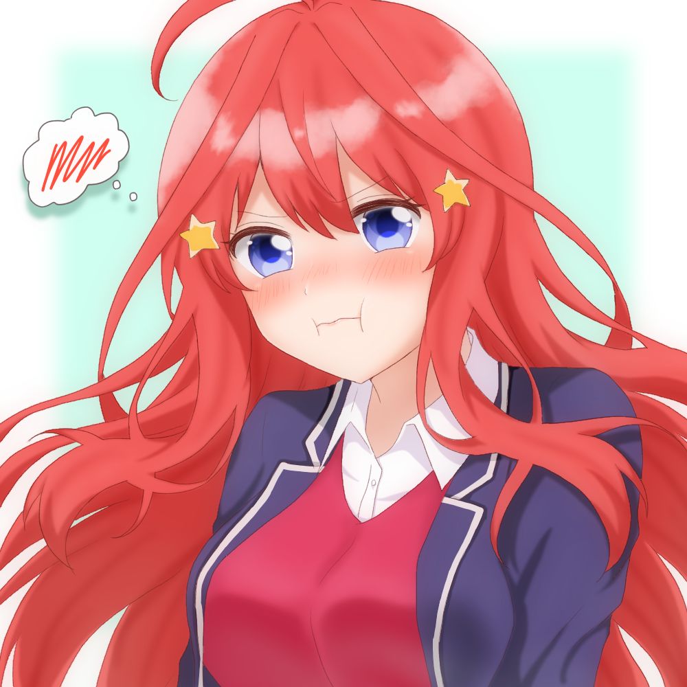 Mega-pouty Itsuki. [Gotoubun no Hanayome] | Scrolller