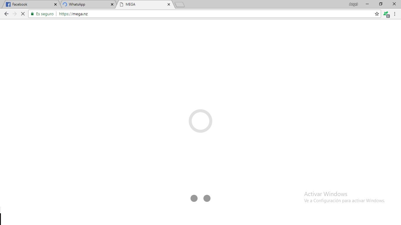 Mega website gets stuck on loading | Scrolller