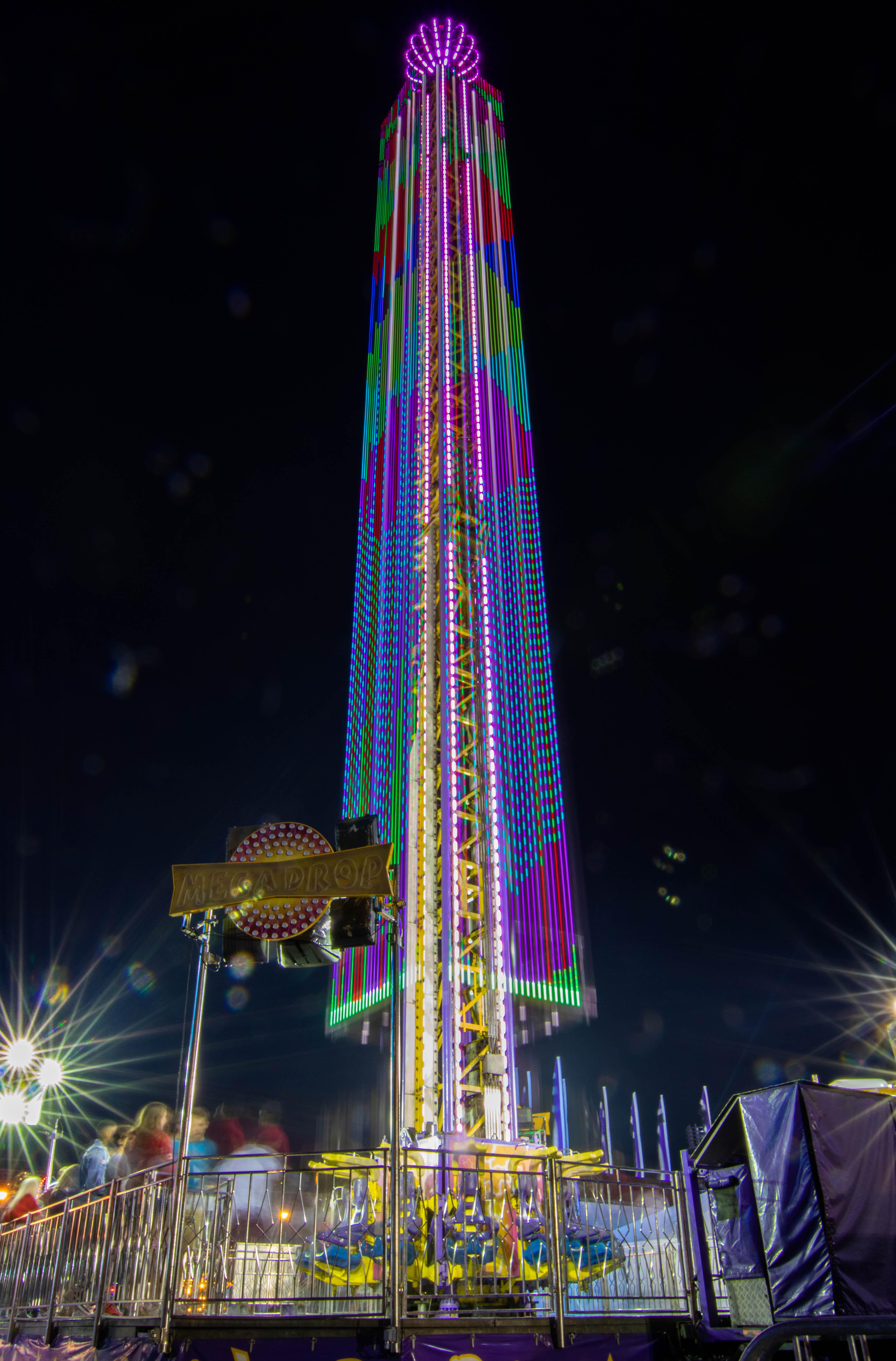 Megadrop 30 second exposure at CNE [3535x5369] | Scrolller