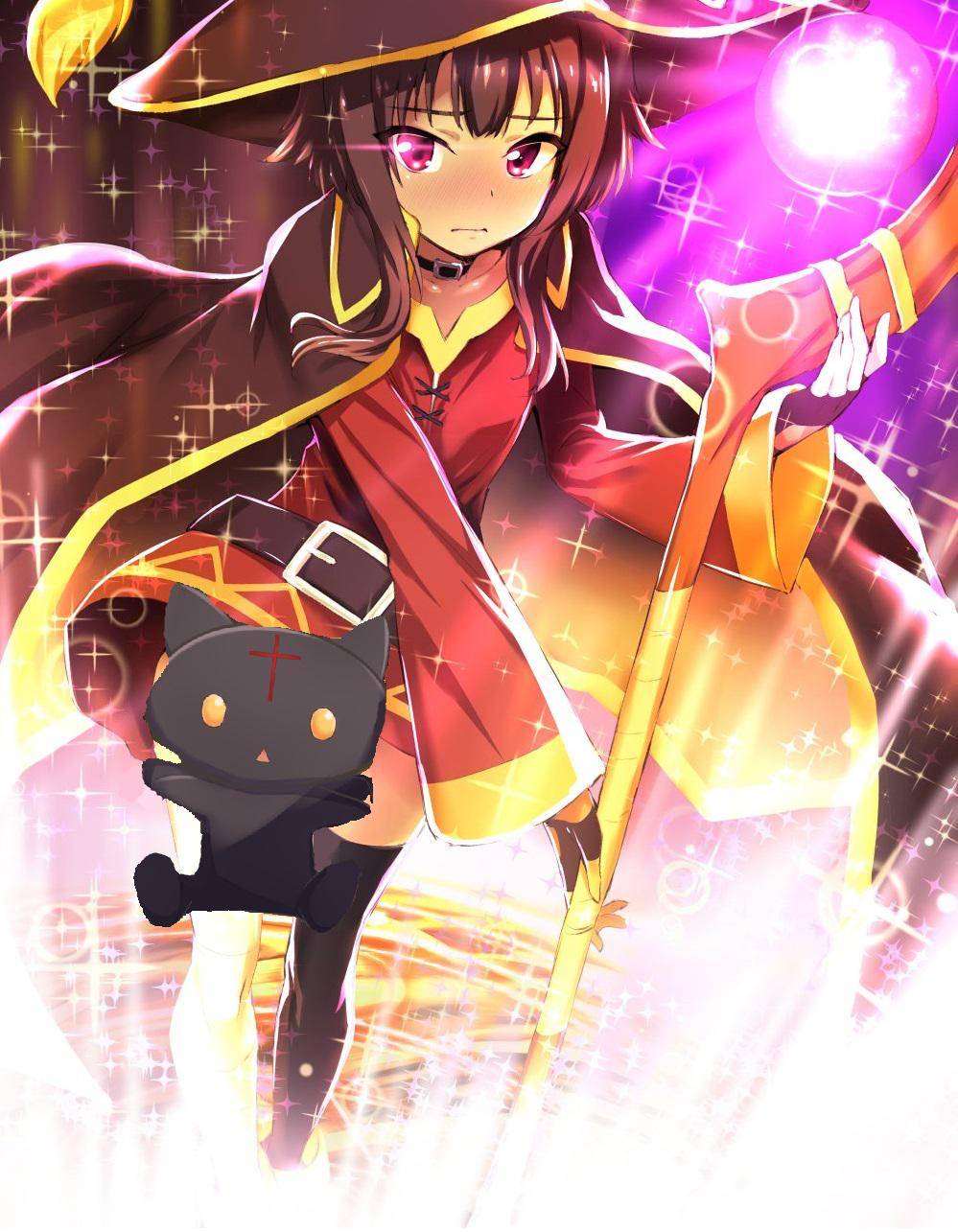 Megumin using explosion | Scrolller