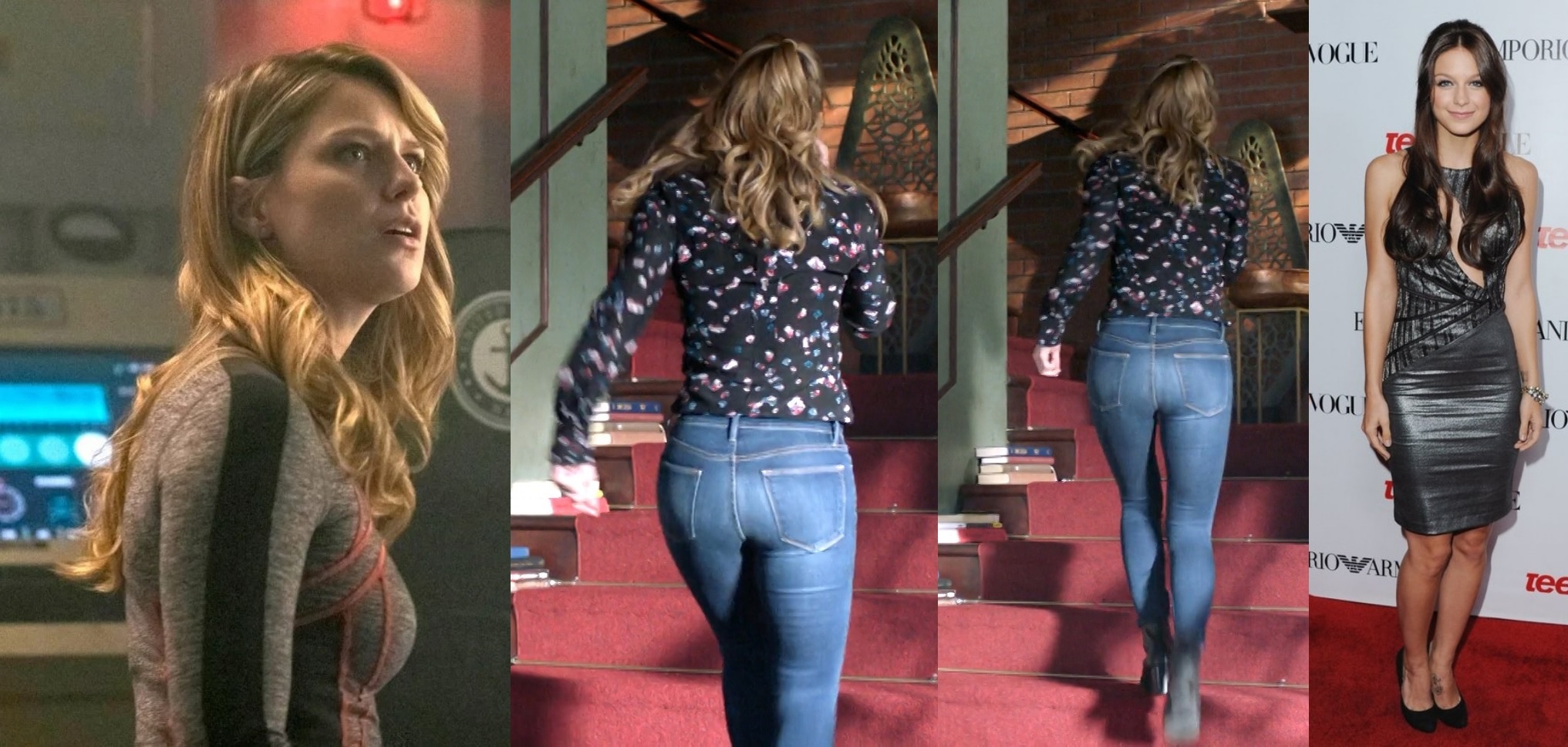 Melissa Benoist Butt Collage - 5 | Scrolller